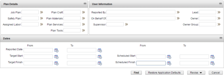 Useful small features in Maximo