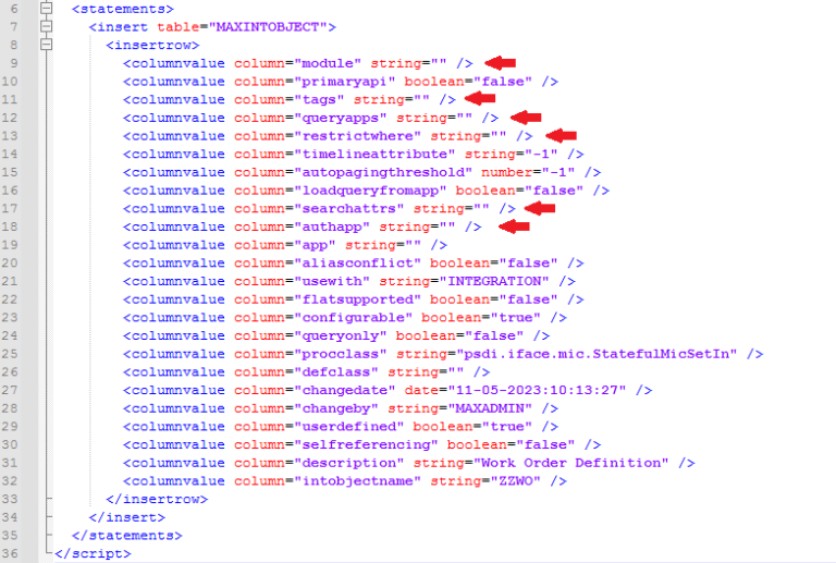 How to generate DBC Script for Maximo? (2023)